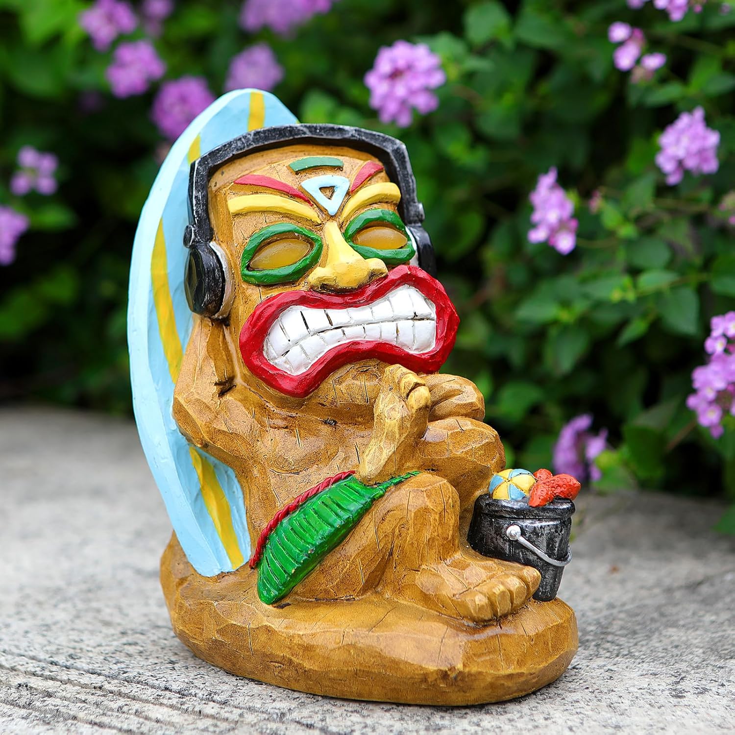 Amazon.com: ARIWOVEN Solar Tiki Statue- Waterproof for Indoor and ...