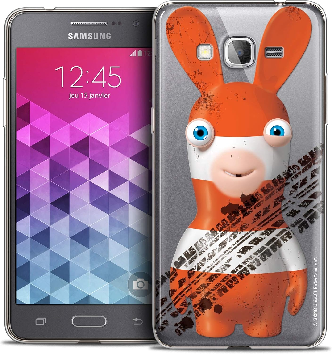 Amazon.com: Samsung Galaxy Grand Prime Case, Ultra Thin Raving Rabbids ...
