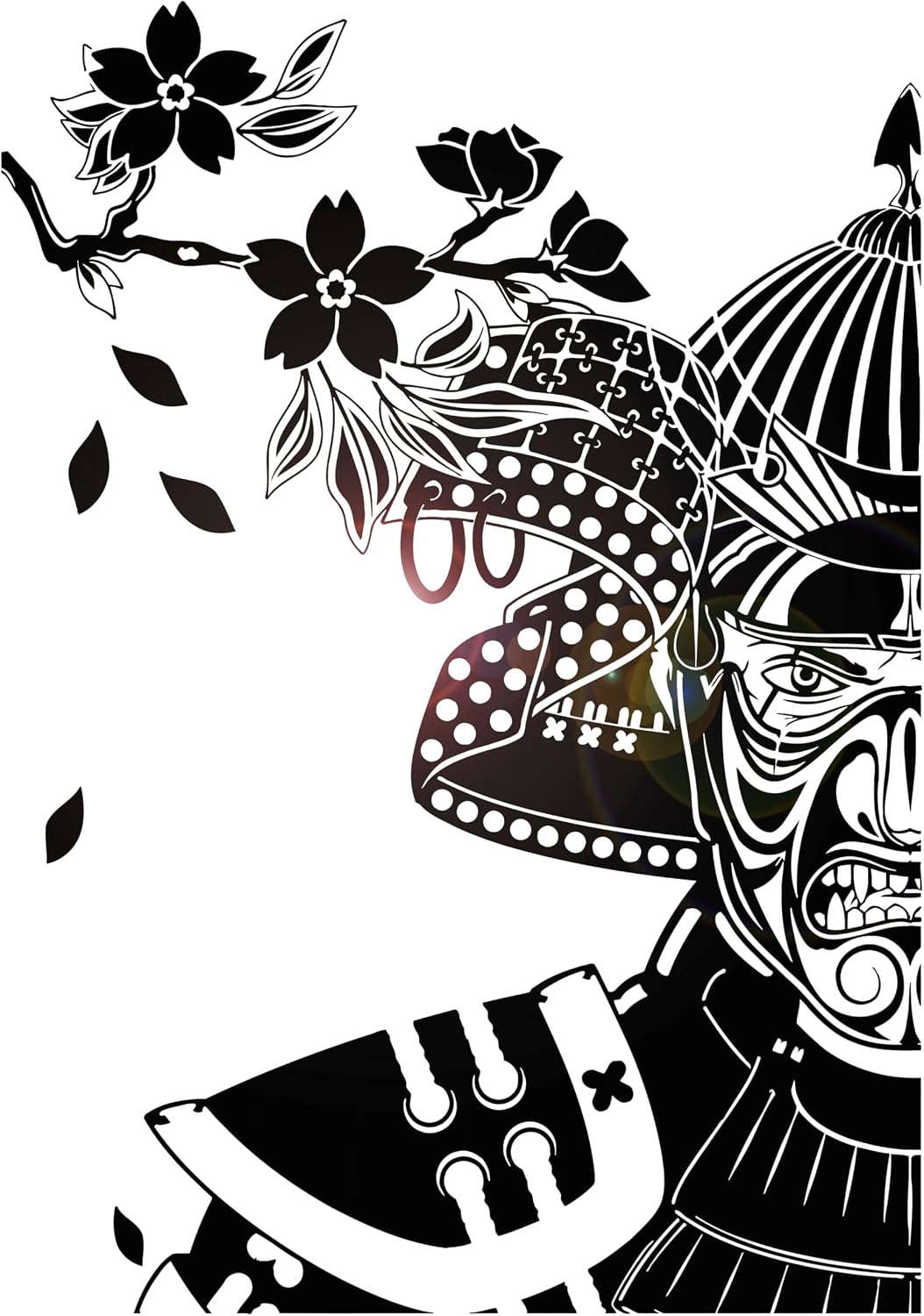 Amazon.com: Vinyl Wall Decal Samurai Japanese Warrior Martial Arts ...