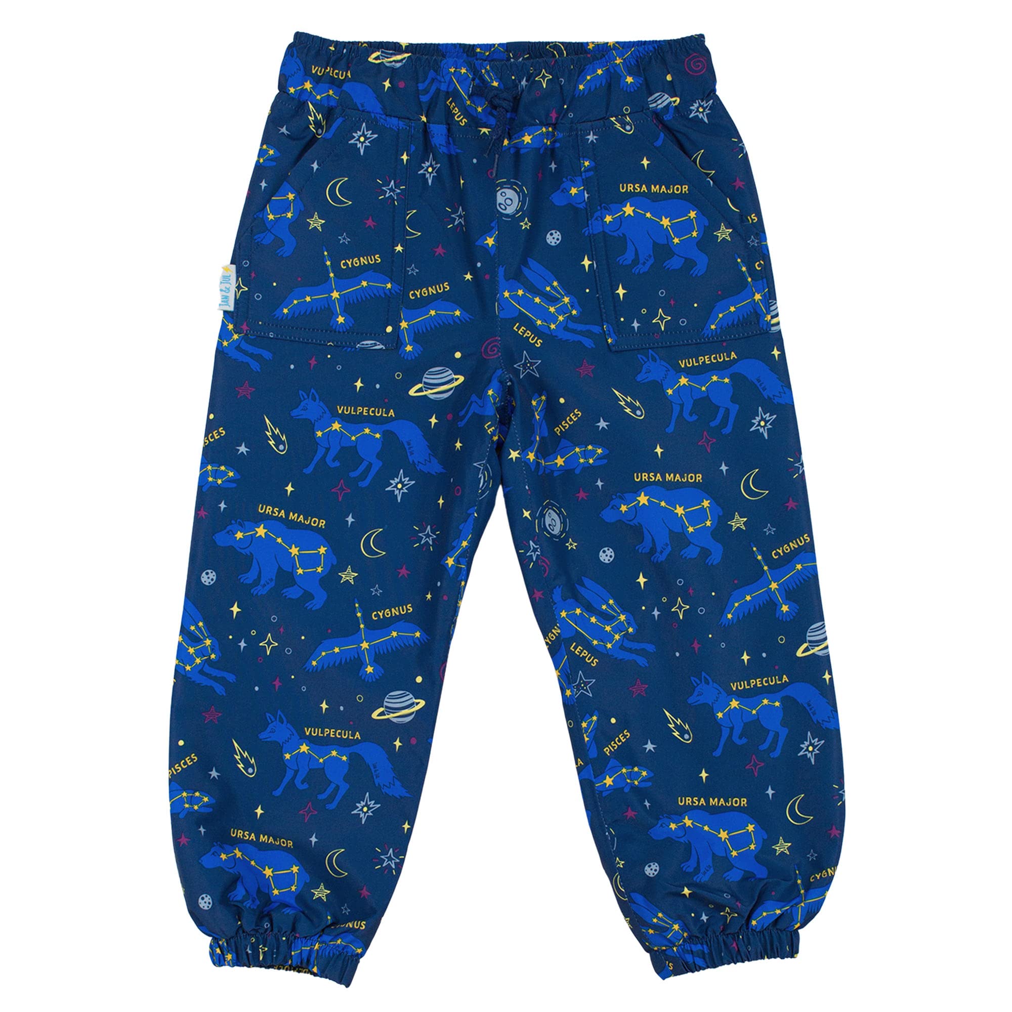 Snapklik.com : JAN & JUL Kids Waterproof Rain Splash Pants For Girls Boys