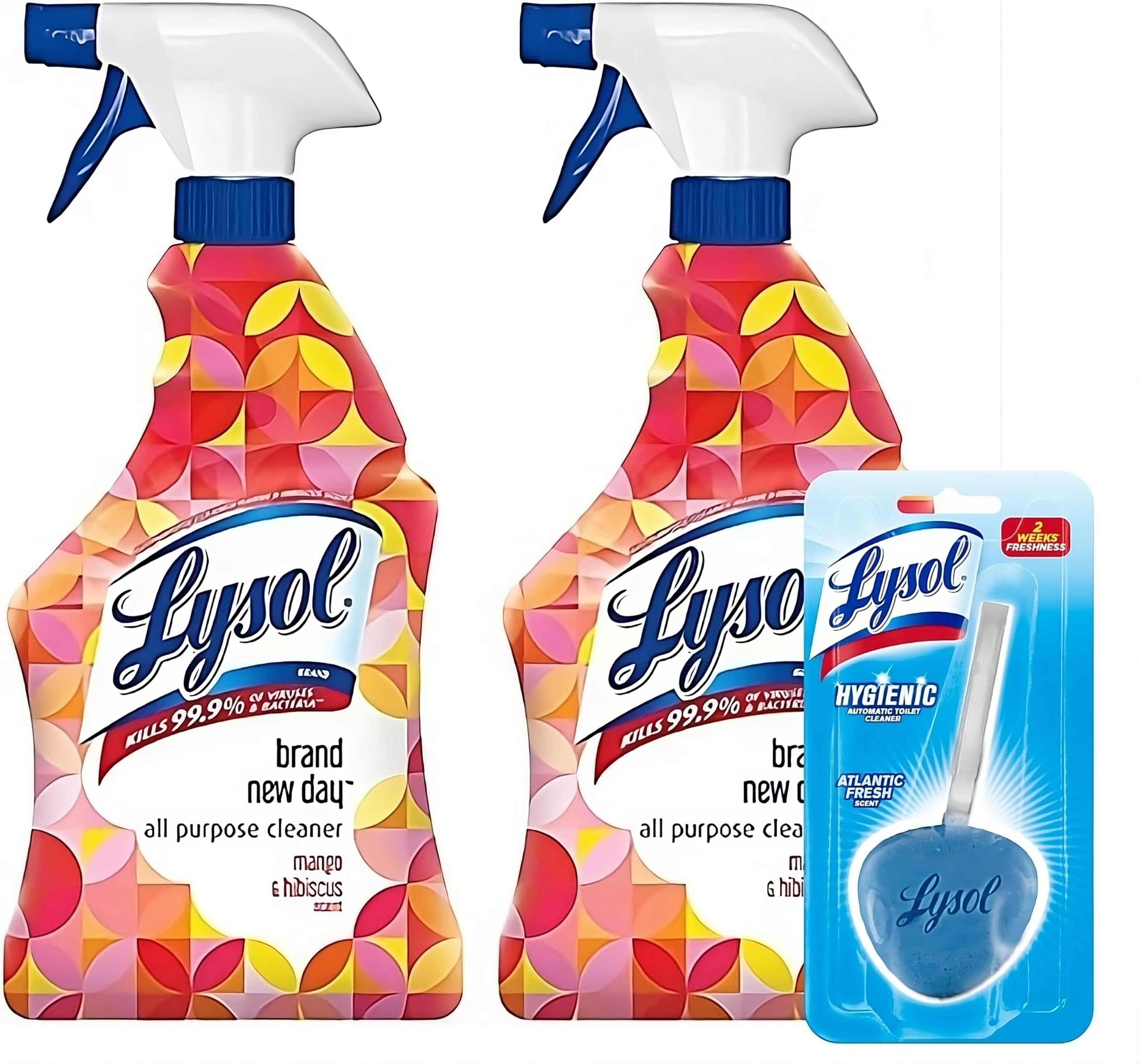 Amazon.com: Lysol Foamer Aerosol Bathroom Cleaner, Mango & Hibiscus, 19 ...