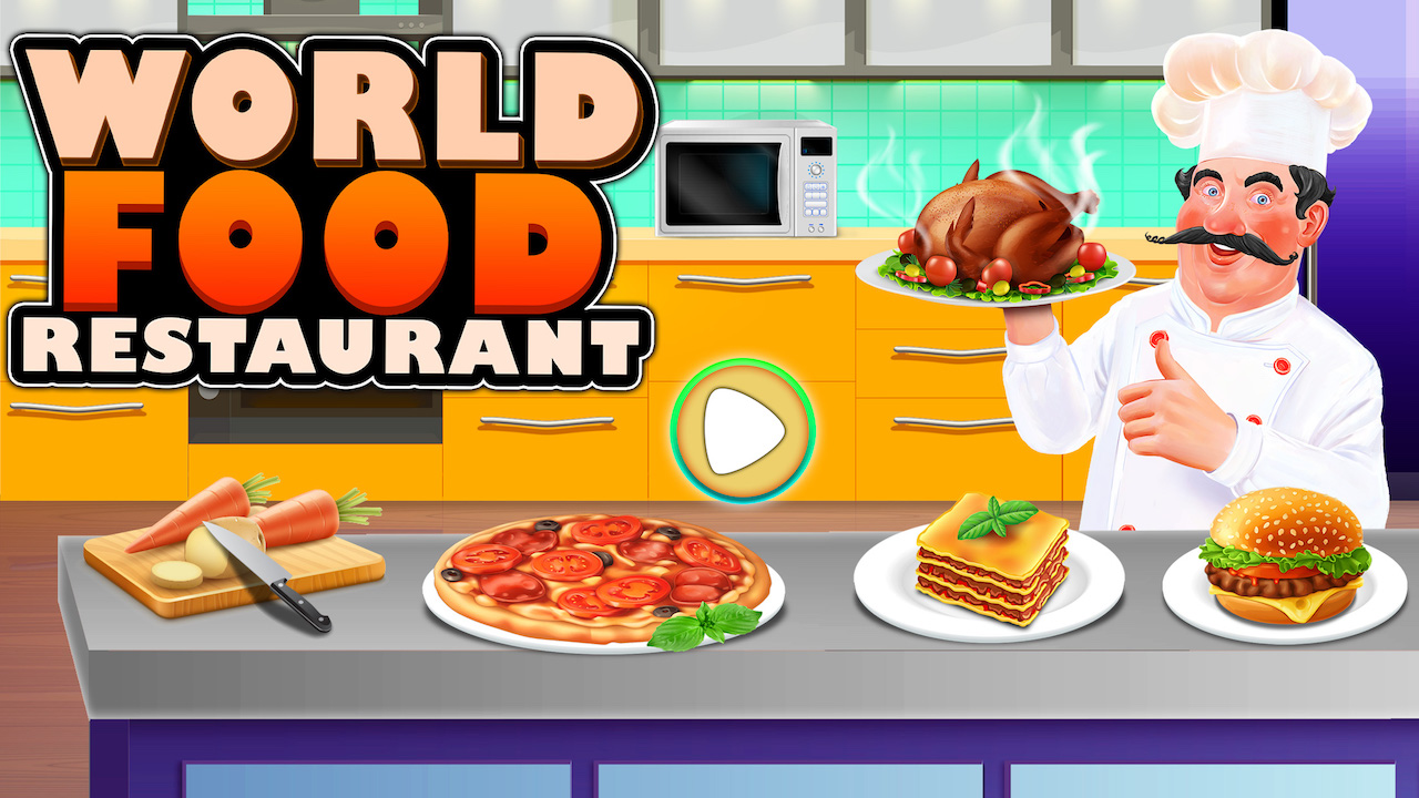 World Food Restaurant Chef: Crazy Cooking Diner Chef Game - App on ...