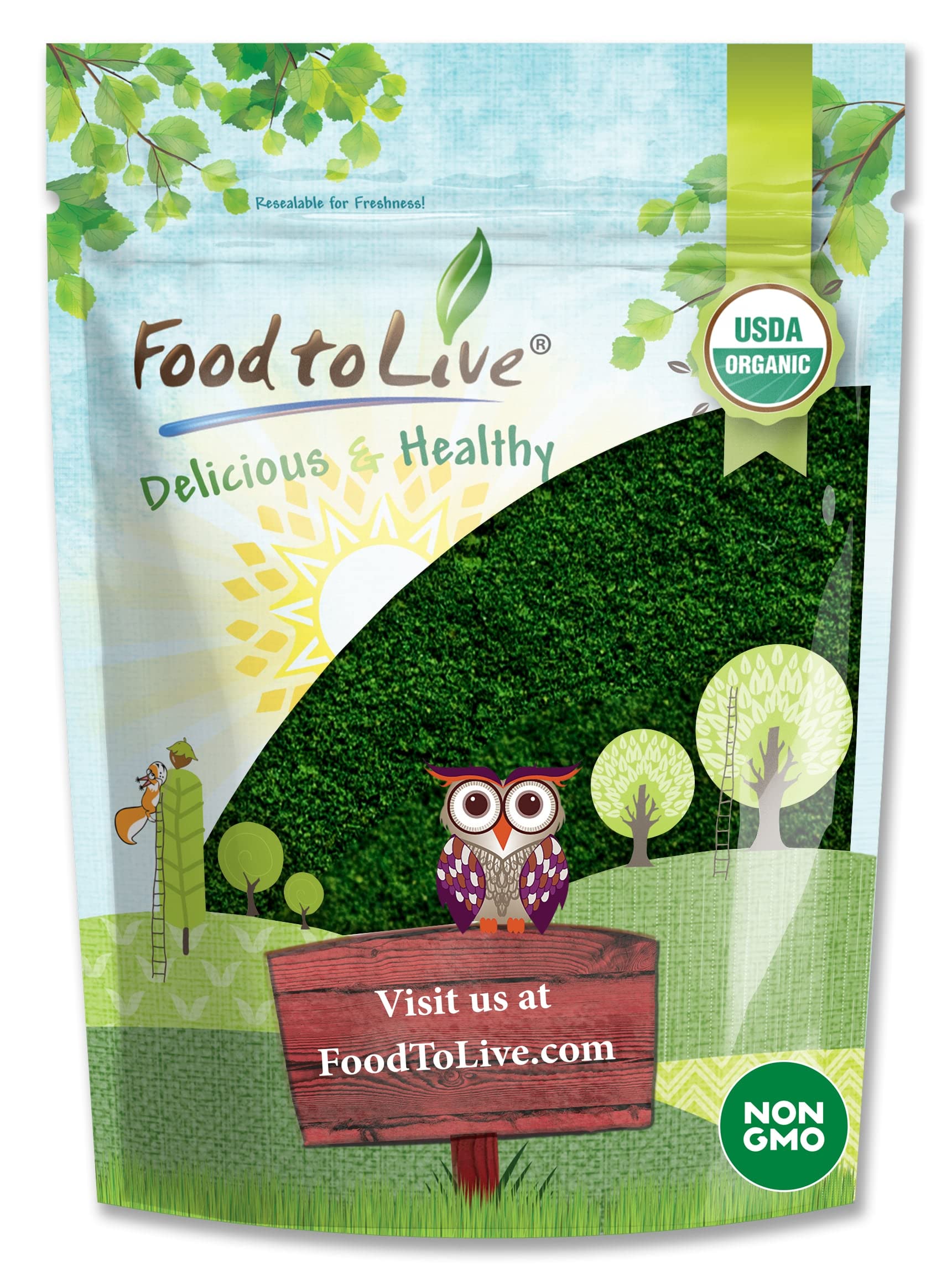 Amazon.com: Food to Live Organic Algae Powder Mix, 1 Pound – Spirulina ...