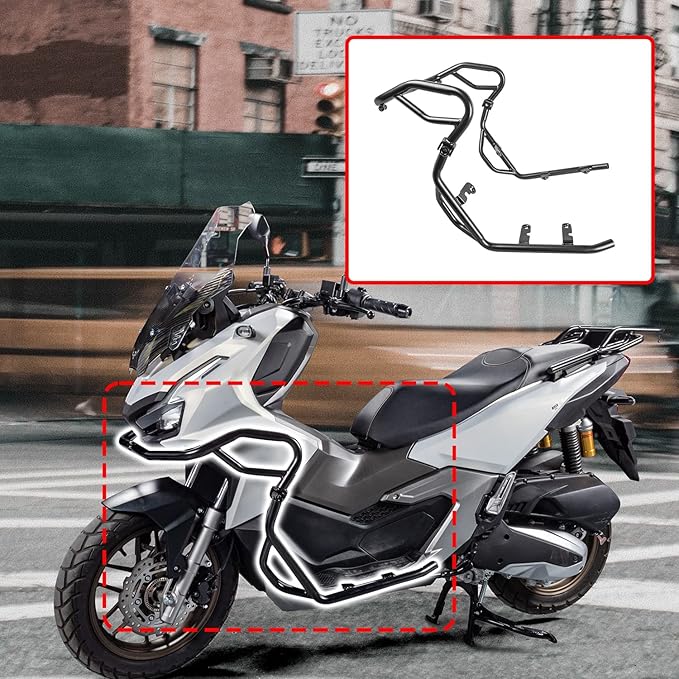 Amazon.com: Motorcycle Highway Crash Bar Engine Bumper Guard Protector ...