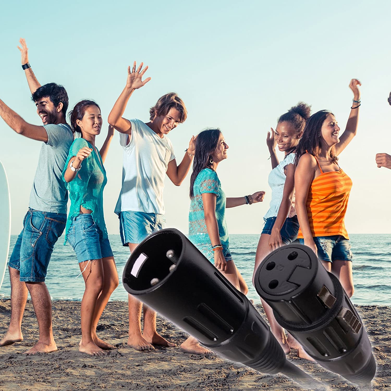 Snapklik.com : EMB Audio Professional Shielded Speaker Cable XLR Male ...