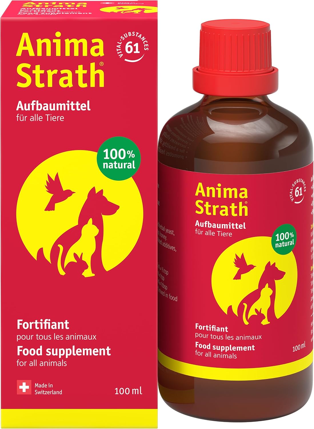 Anima-Strath Food Supplement Vitamins & Minerals for Dogs & Cats ...