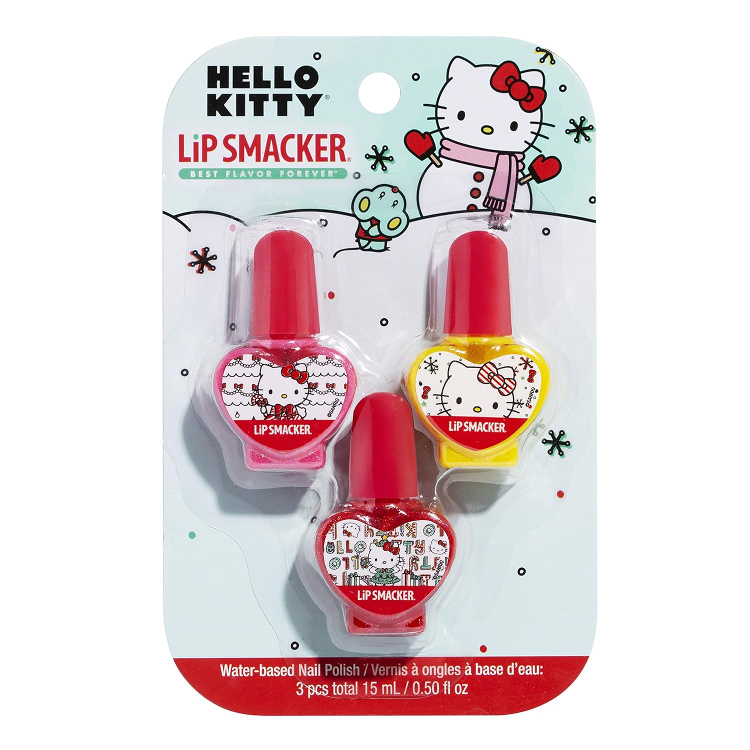 Amazon.com : Lip Smacker Nail Polish, 3 Moisturizing, Smoothing Soft ...
