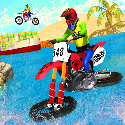 Motor Bike Water Surfing Game: Extreme Dirt Bike Racing Challenge ...