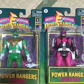 Amazon.co.jp: Hasbro Green Ranger & Pink Ranger Dinosaur Power Rangers ...