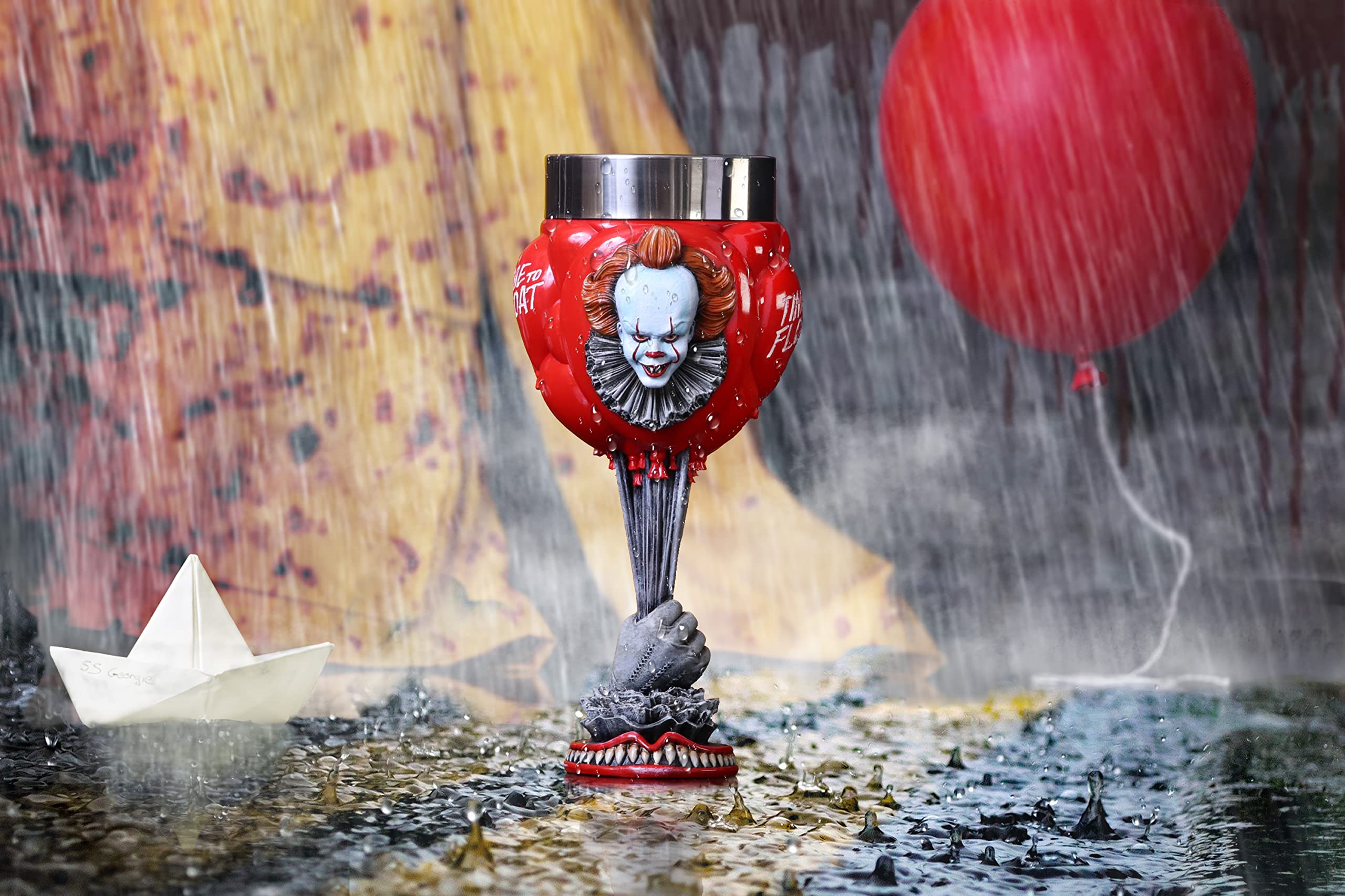 Snapklik.com : IT Pennywise Clown Goblet, Officially Licensed Horror ...