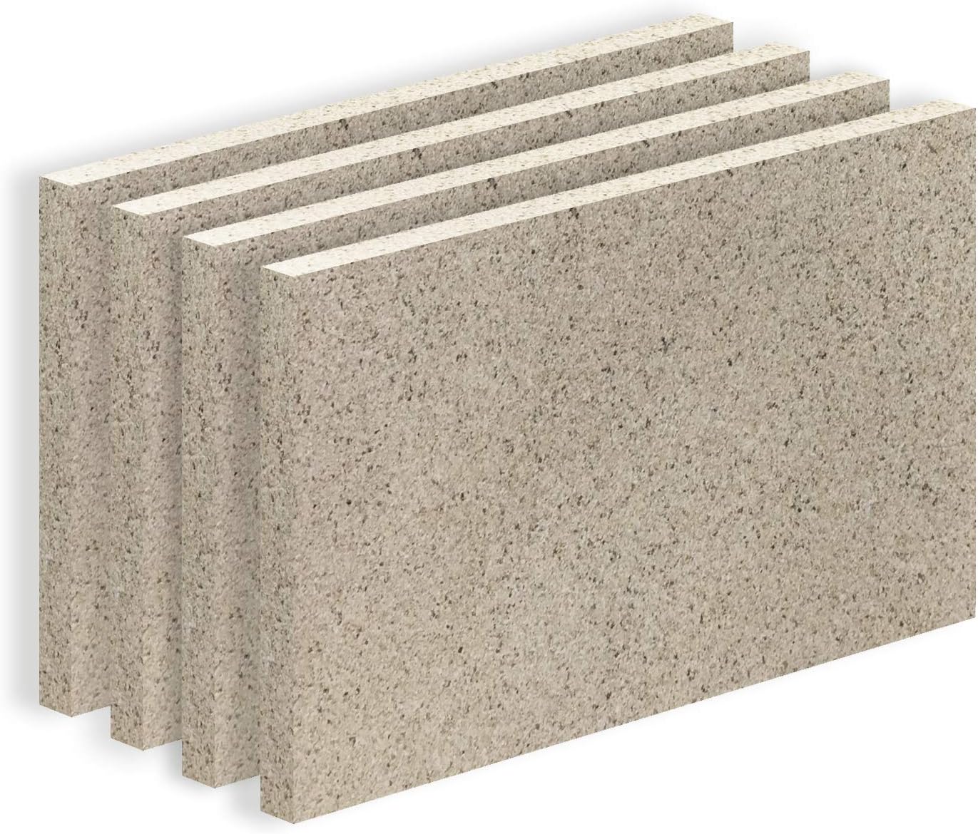 Vermiculite Platte Schamott-Ersatz SF600 (4, 500x300x25mm) : Amazon.de ...