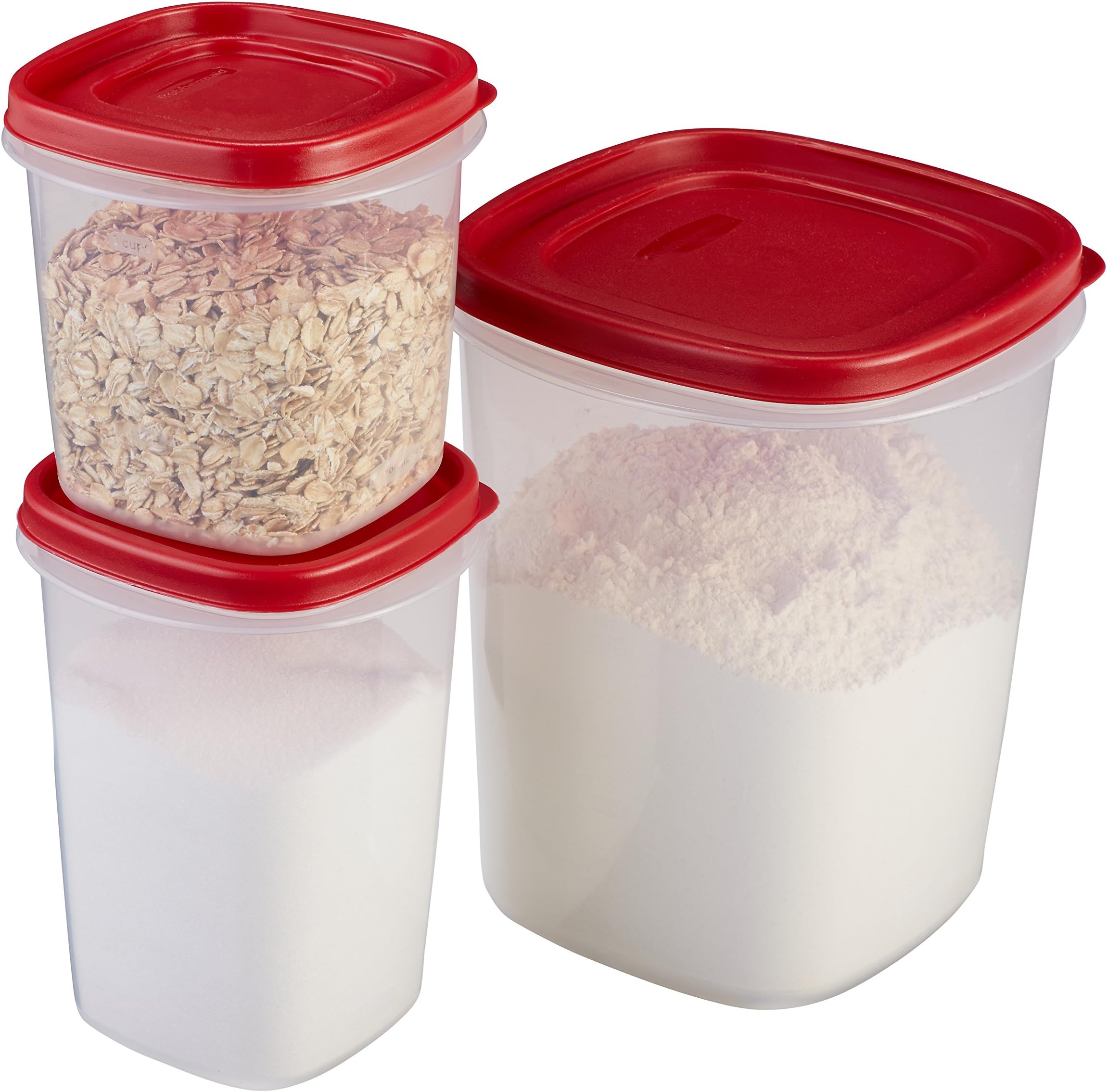 Amazon.com: Rubbermaid Easy Find Lids Food Storage-Containers, Racer ...
