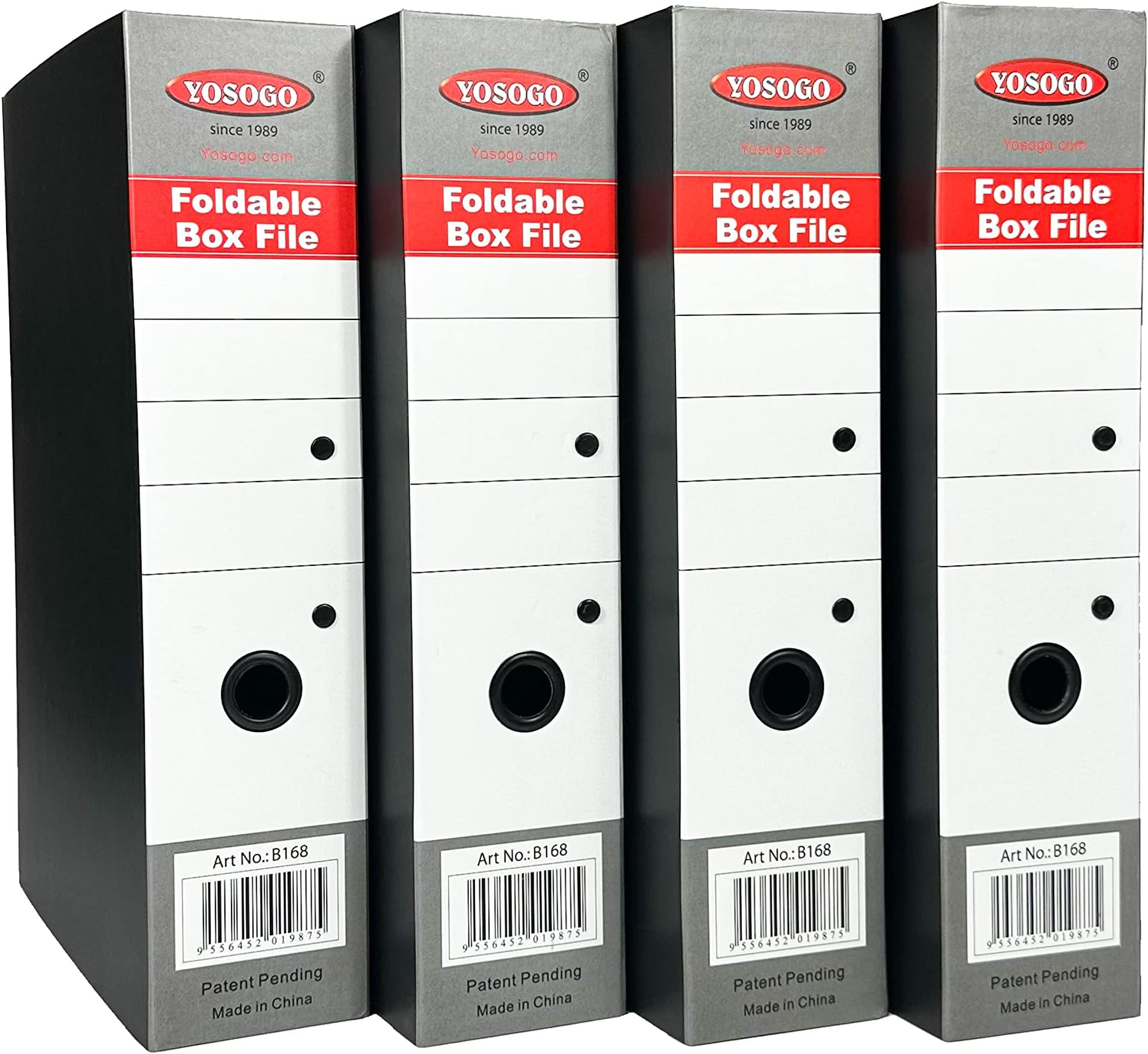 Amazon.com : Folding Box File Binder Folder - Portable and Convenient ...