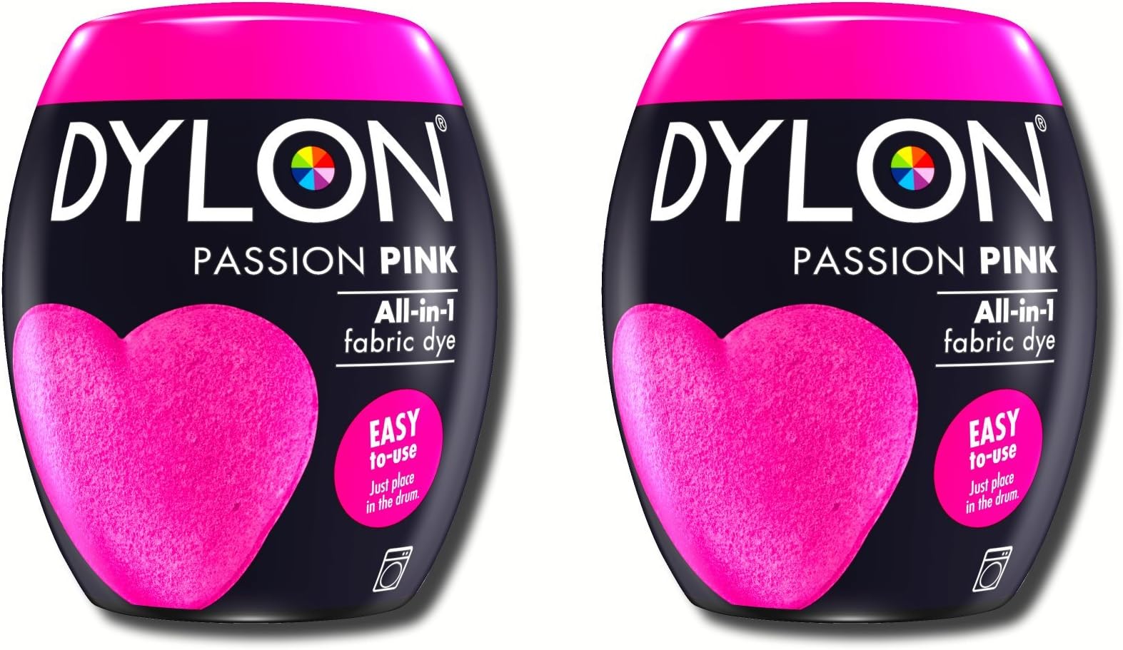DYLON Machine Dye Pod 350g, Passion Pink (2) : Amazon.co.uk: Grocery
