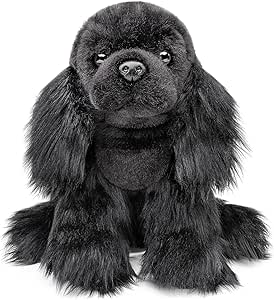 Amazon.com: lilizzhoumax Cocker Spaniel Stuffed Animal,Realistic Dog ...