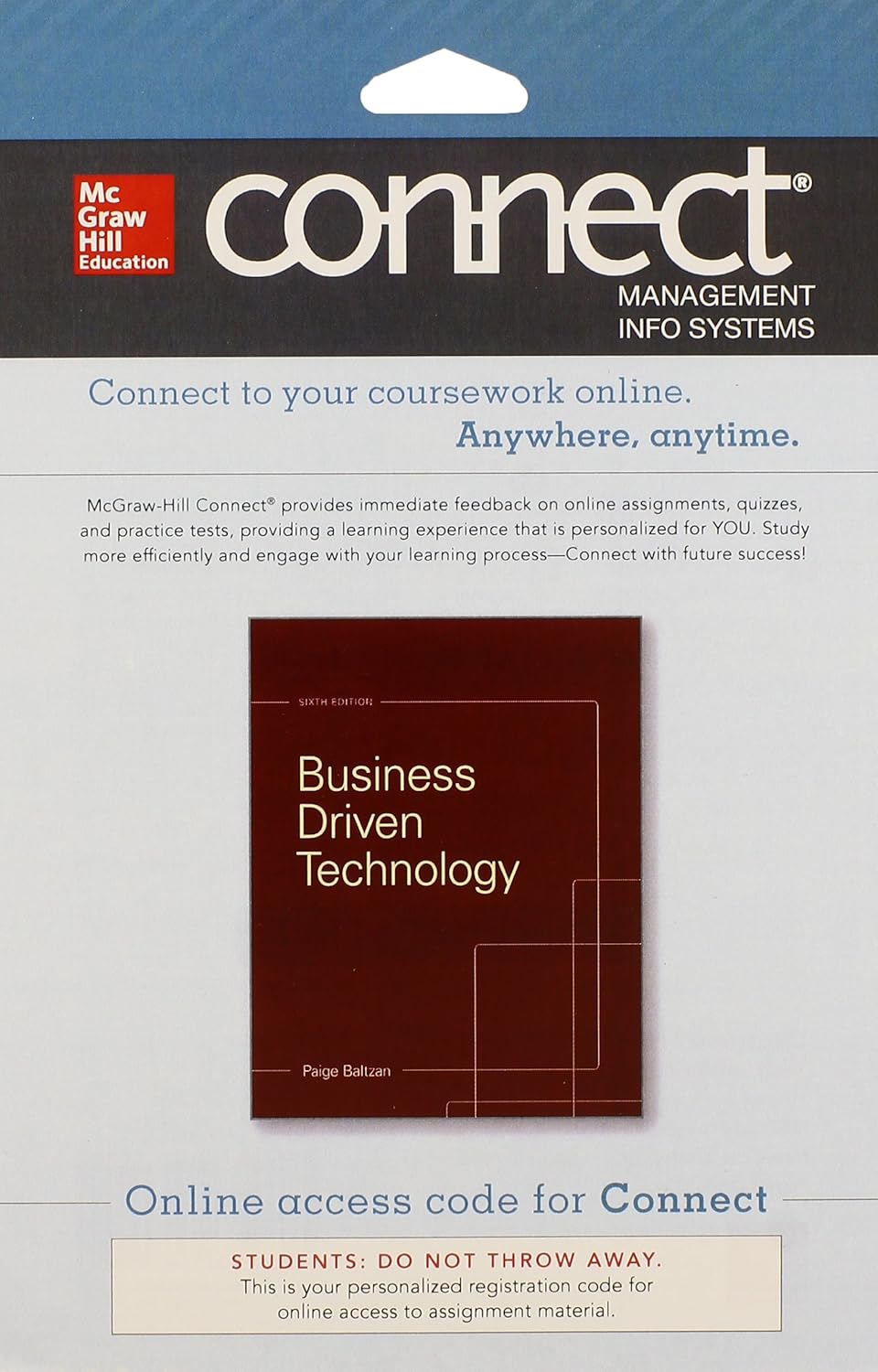 Amazon.com: Connect with LearnSmart Access Card for Business Driven ...