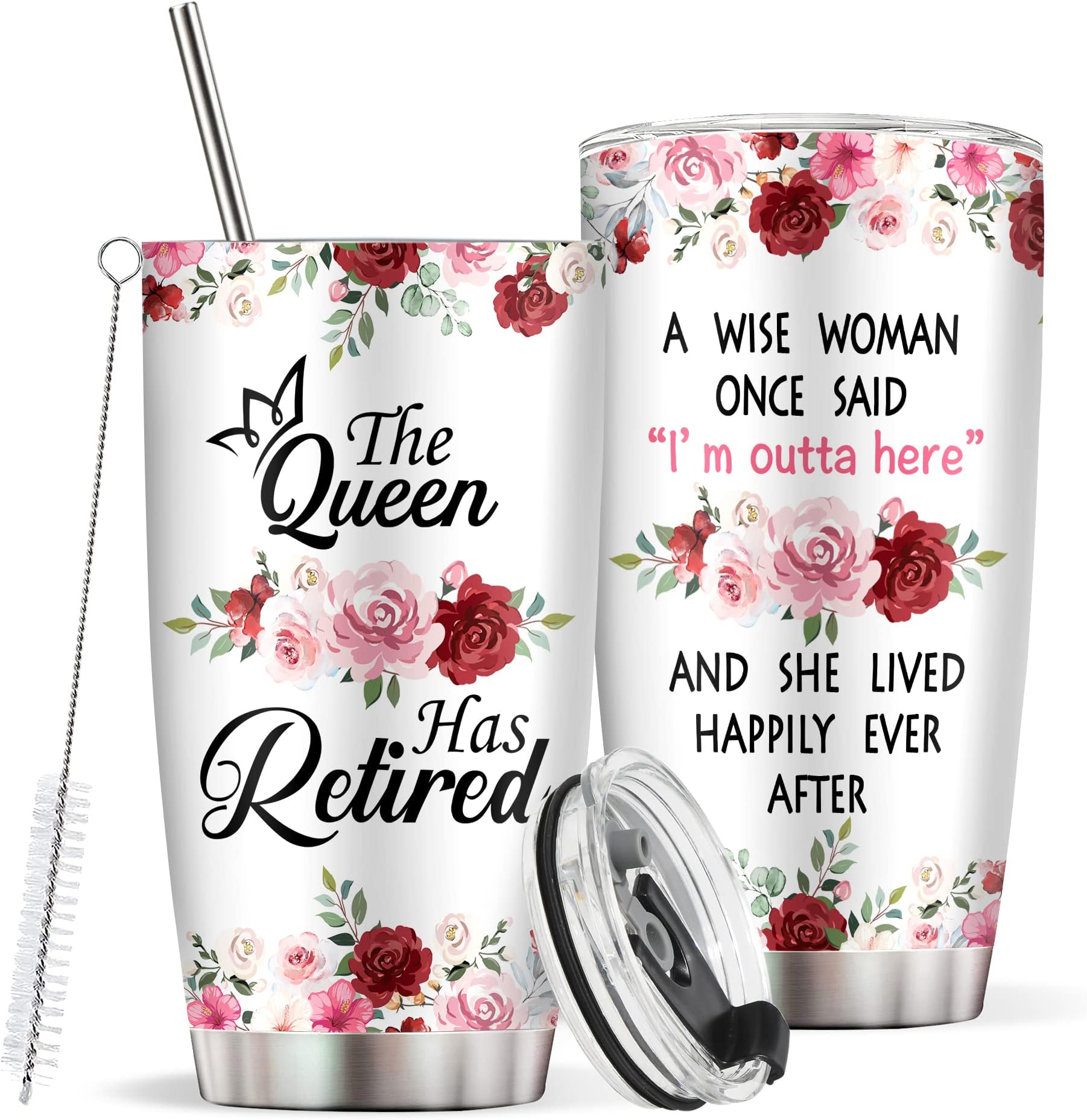 Amazon.com | Retirement Gifts for Women, Happy Retirement Coffee ...