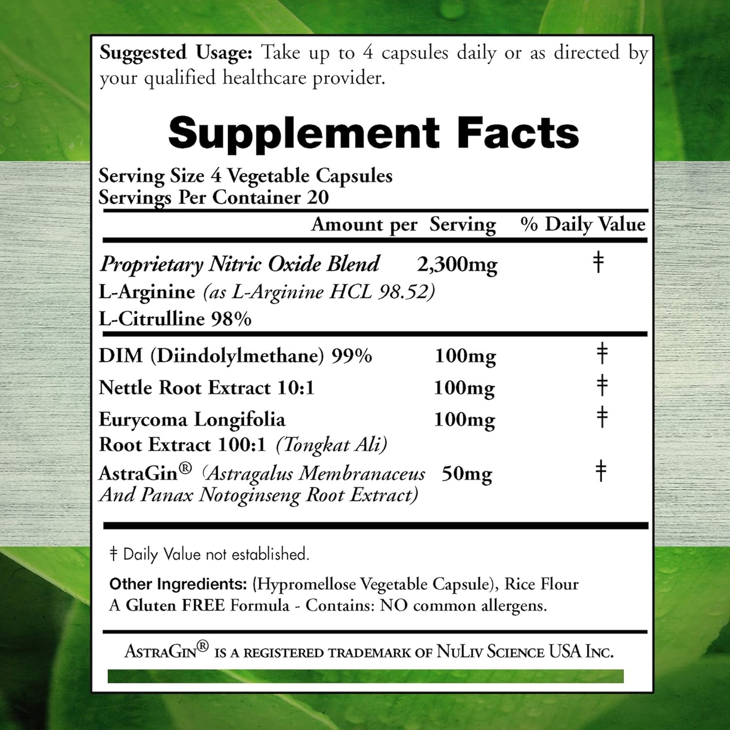 Doctors Nutra Nutraceuticals Triple MAX 2650mg de óxido nítrico Booster ...