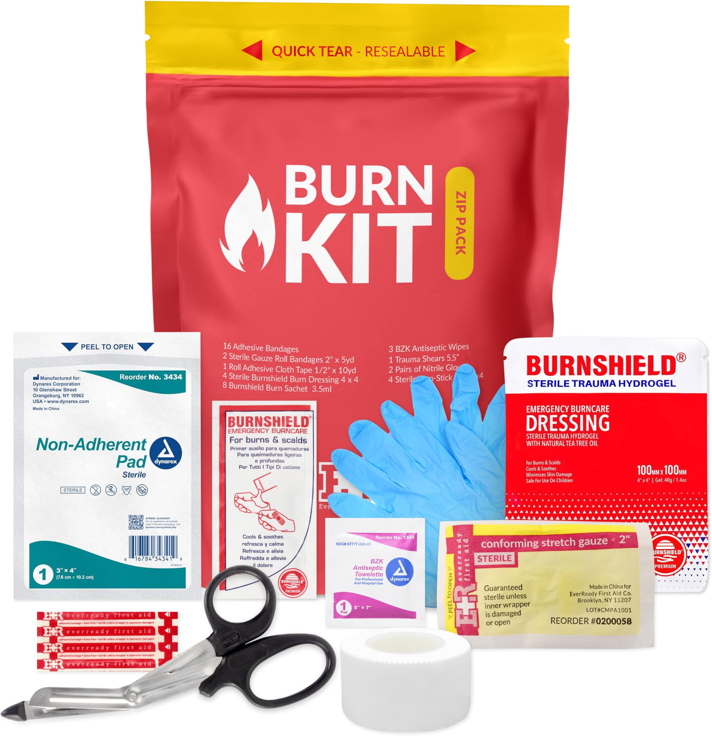 Amazon.com: First Aid Only 13-006 First Aid/Burn Cream Packet (Box of ...