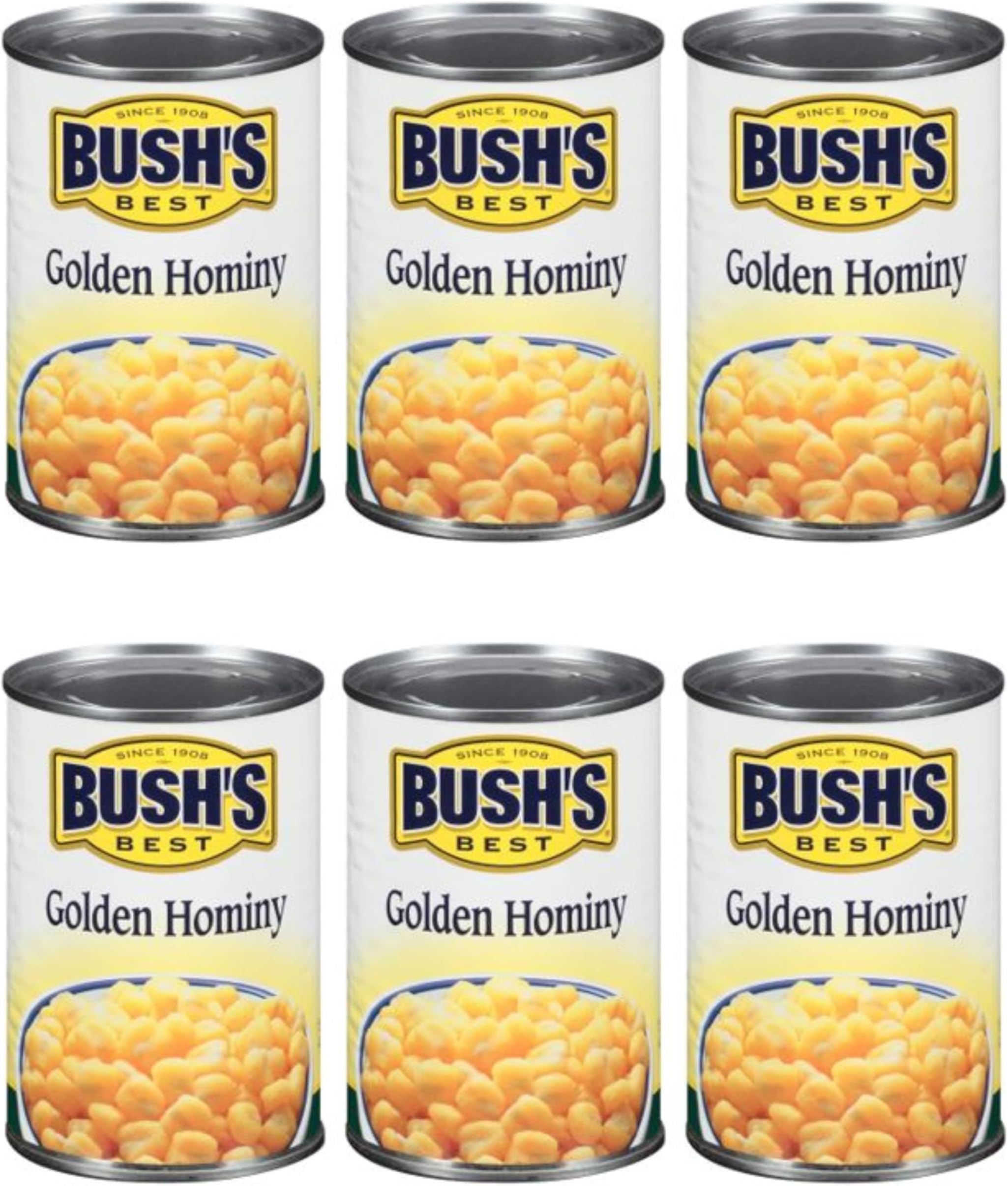 Amazon.com : Bush's Best Baked Beans, Golden Hominy, 15.5 Oz (Pack of ...
