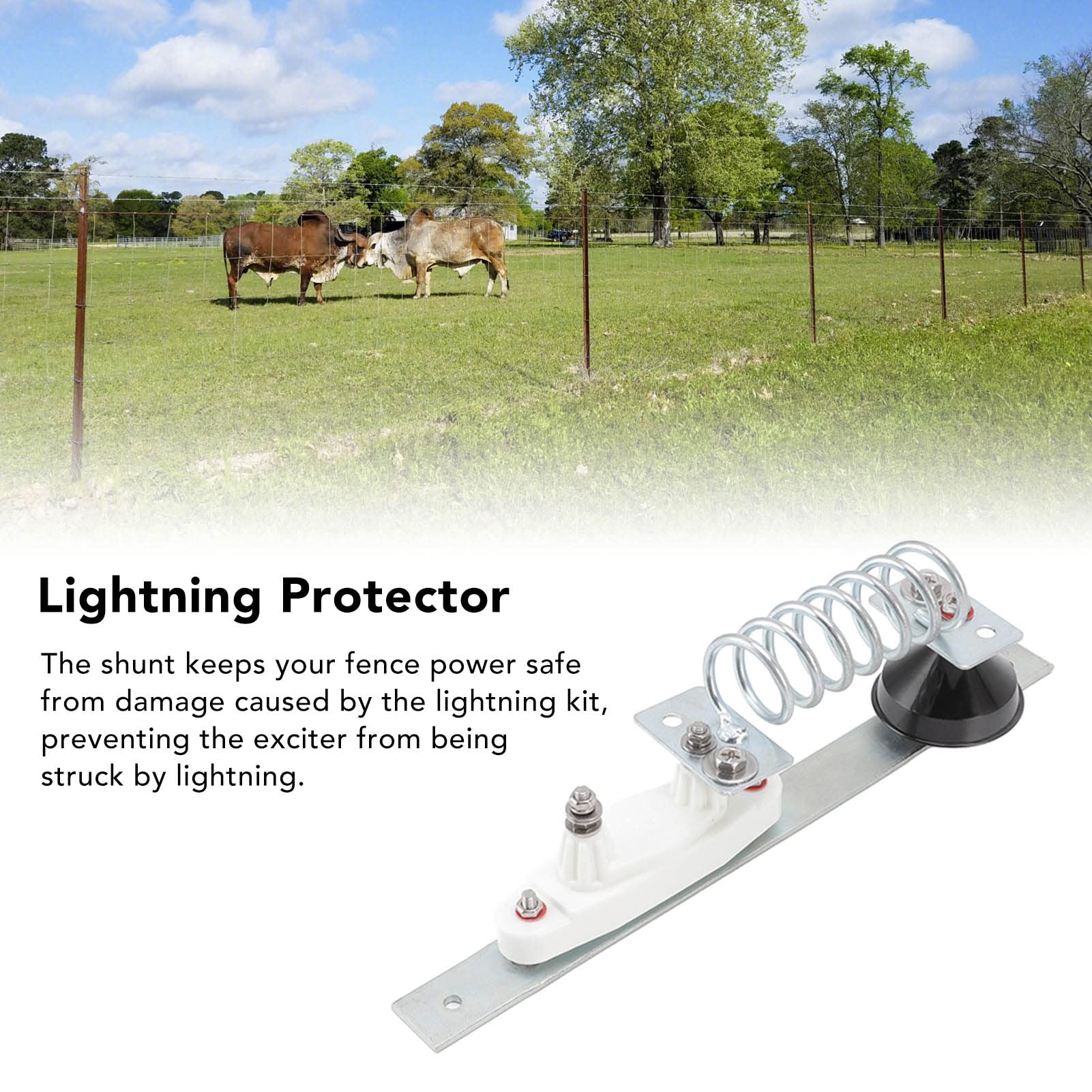 Snapklik.com : Electric Fence Diverter Kit, Electric Fence Lightning ...