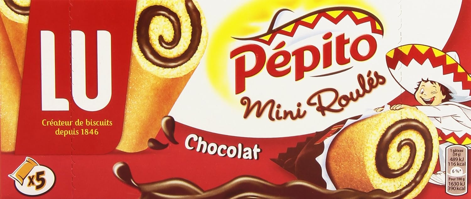 LU Pépito Mini Roulés au chocolat 150 g : Amazon.fr: Epicerie