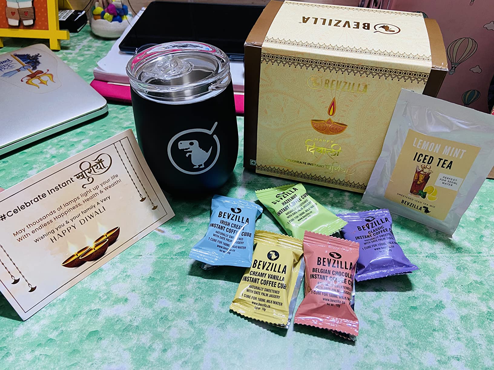 Bevzilla Gift Box Of 5 Coffee Cubes (Assorted Flavoures) & Double ...
