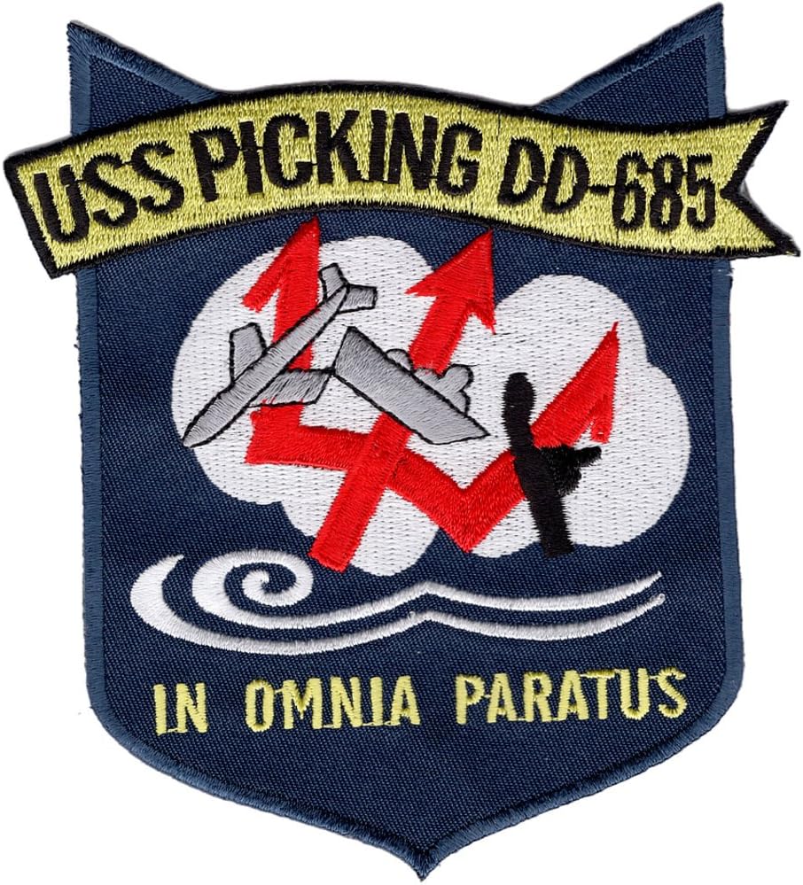 Amazon.com: DD-685 USS Picking Destroyer Ship Patch : Clothing, Shoes ...