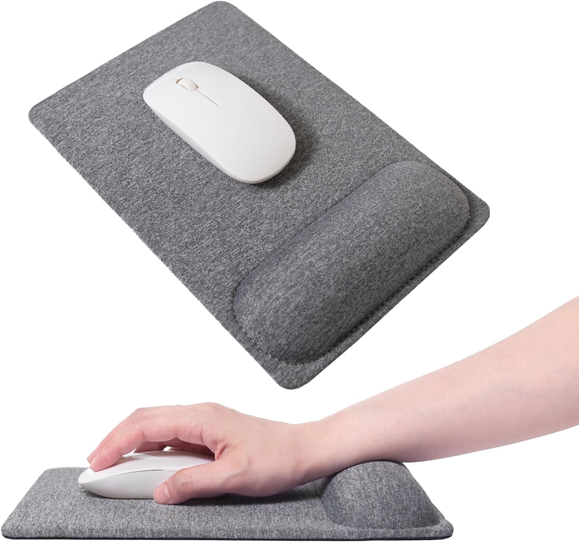 SenseAGE Mouse Mat with Wrist Support, Enlarge Mouse Pad with Wrist ...