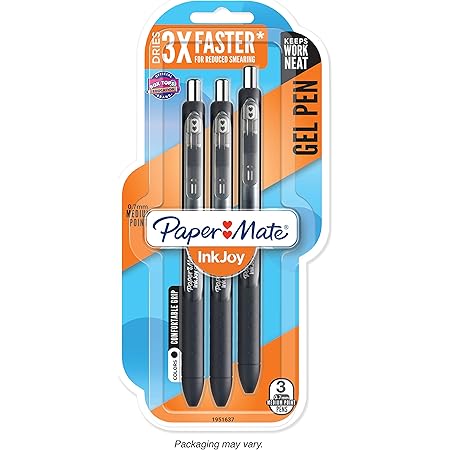 Amazon.com: Paper Mate 1953045 InkJoy Gel Pen, Medium Point, Black : Office Products