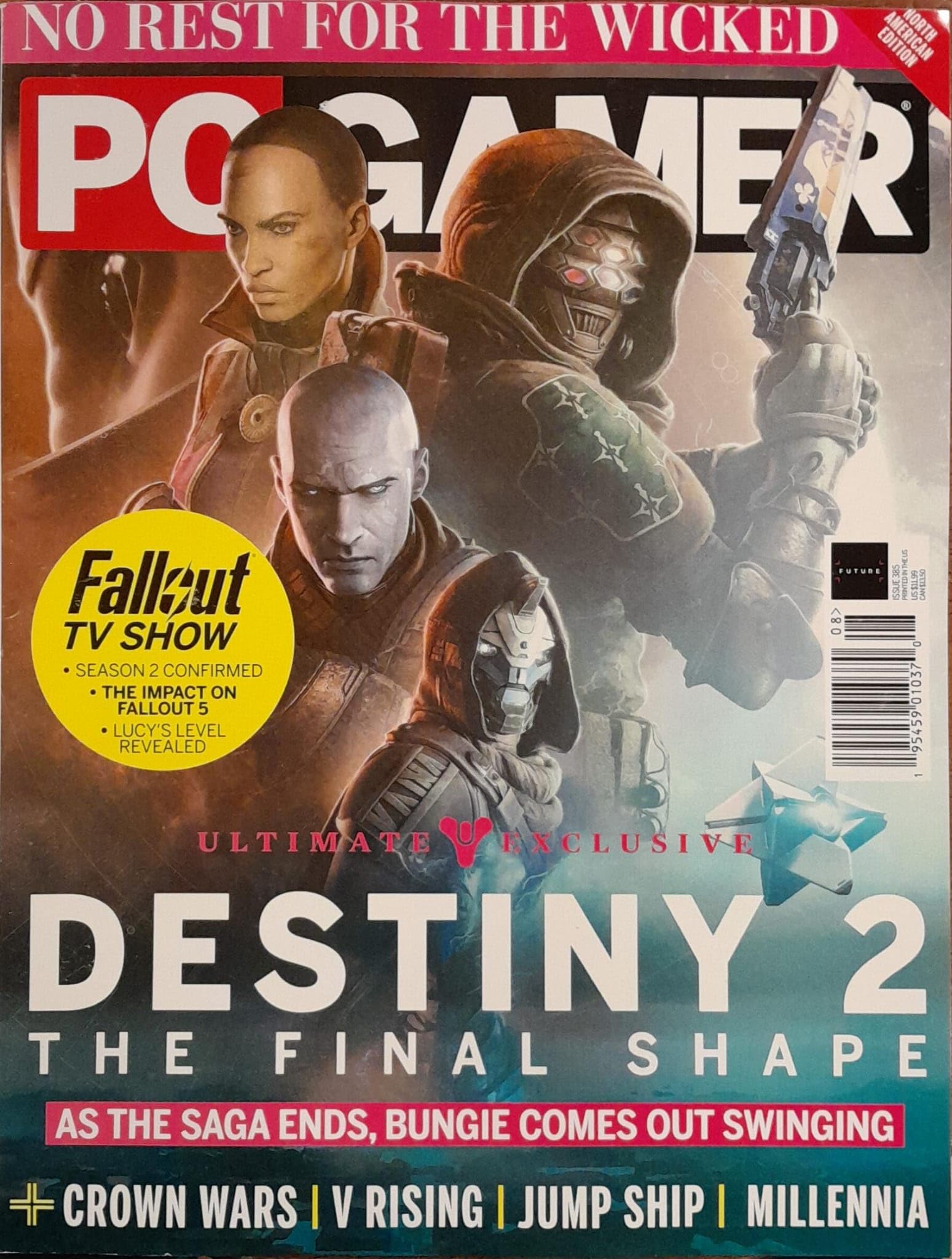 Buy Pc Gamer Magazine August 2024 Destiny 2 The Final Shape Online at ...