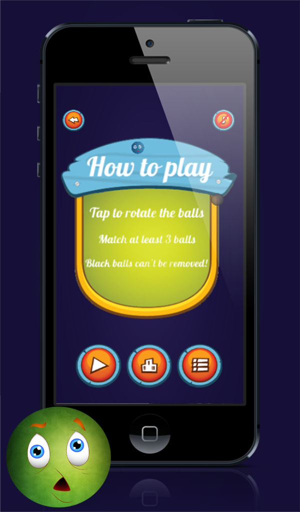 Silly balls - Tap rapidly to revolve balls, catch falling down ones and ...