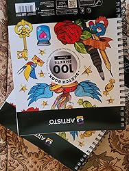 Amazon.com: ARTISTO 9x12" Premium Sketch Book Set, 100 Sheets, 68lb ...