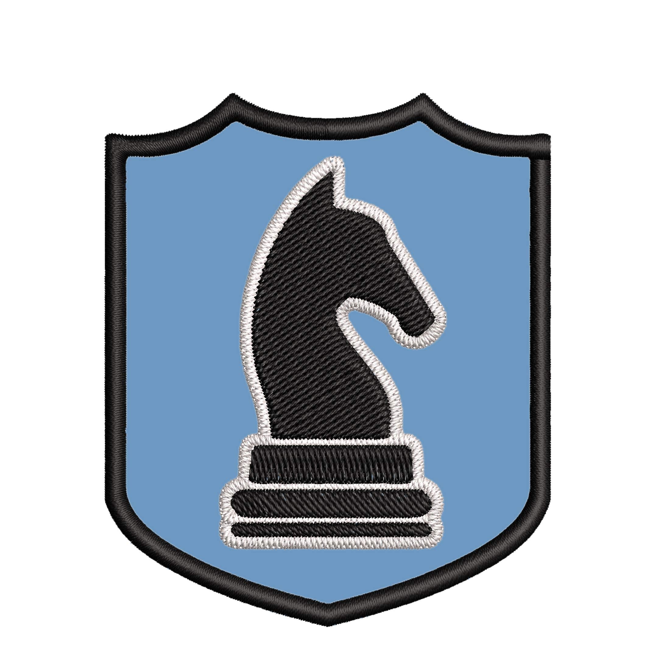 Amazon.com: Black Knight Chess Piece Embroidered Premium Patch DIY Iron ...