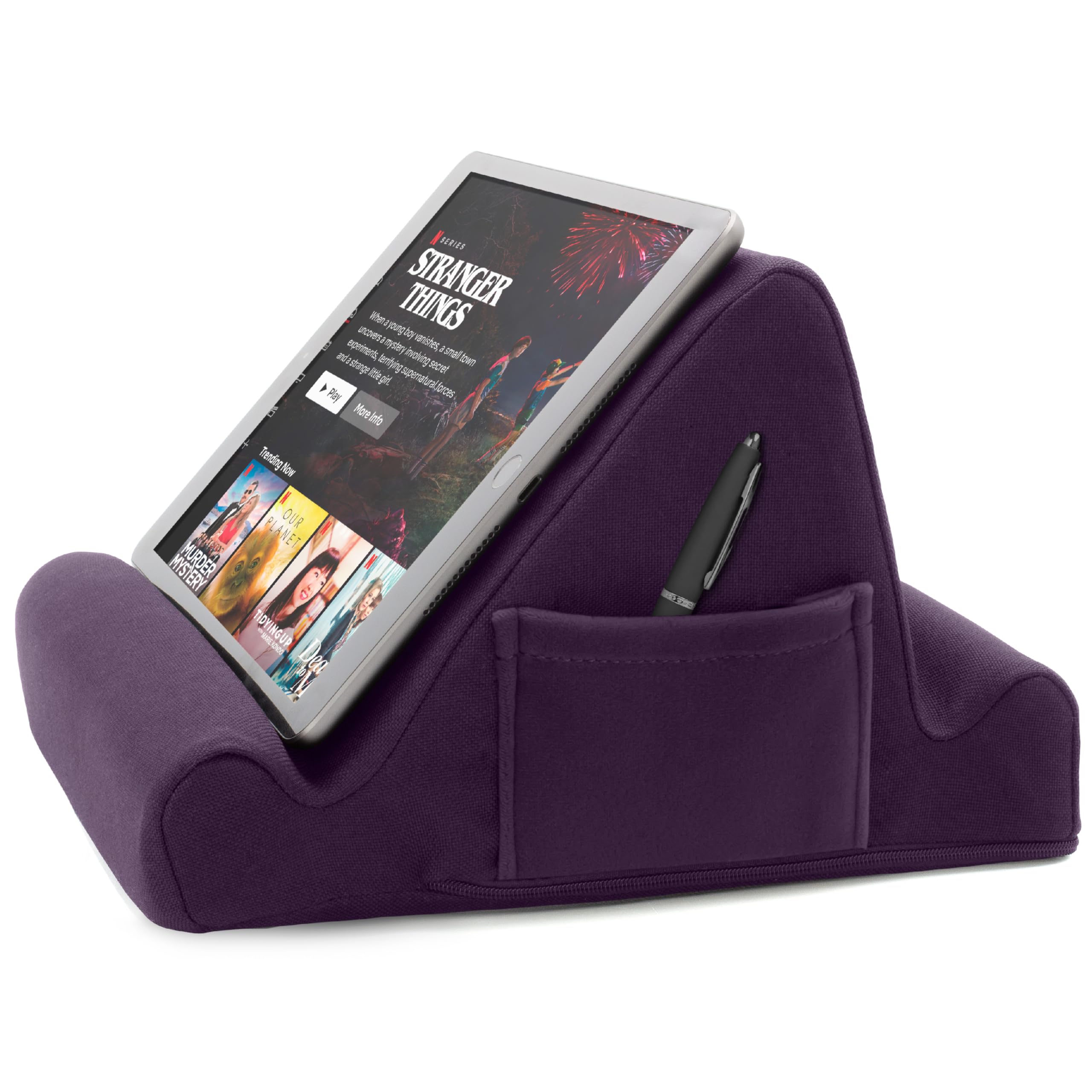 Amazon.com: Brookstone, Memory Foam Lap Desk Tablet Holder, Holds ...