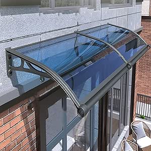 Amazon.com : Window Rain Shelter Cover,Uv Water Rain Resist Front Door ...