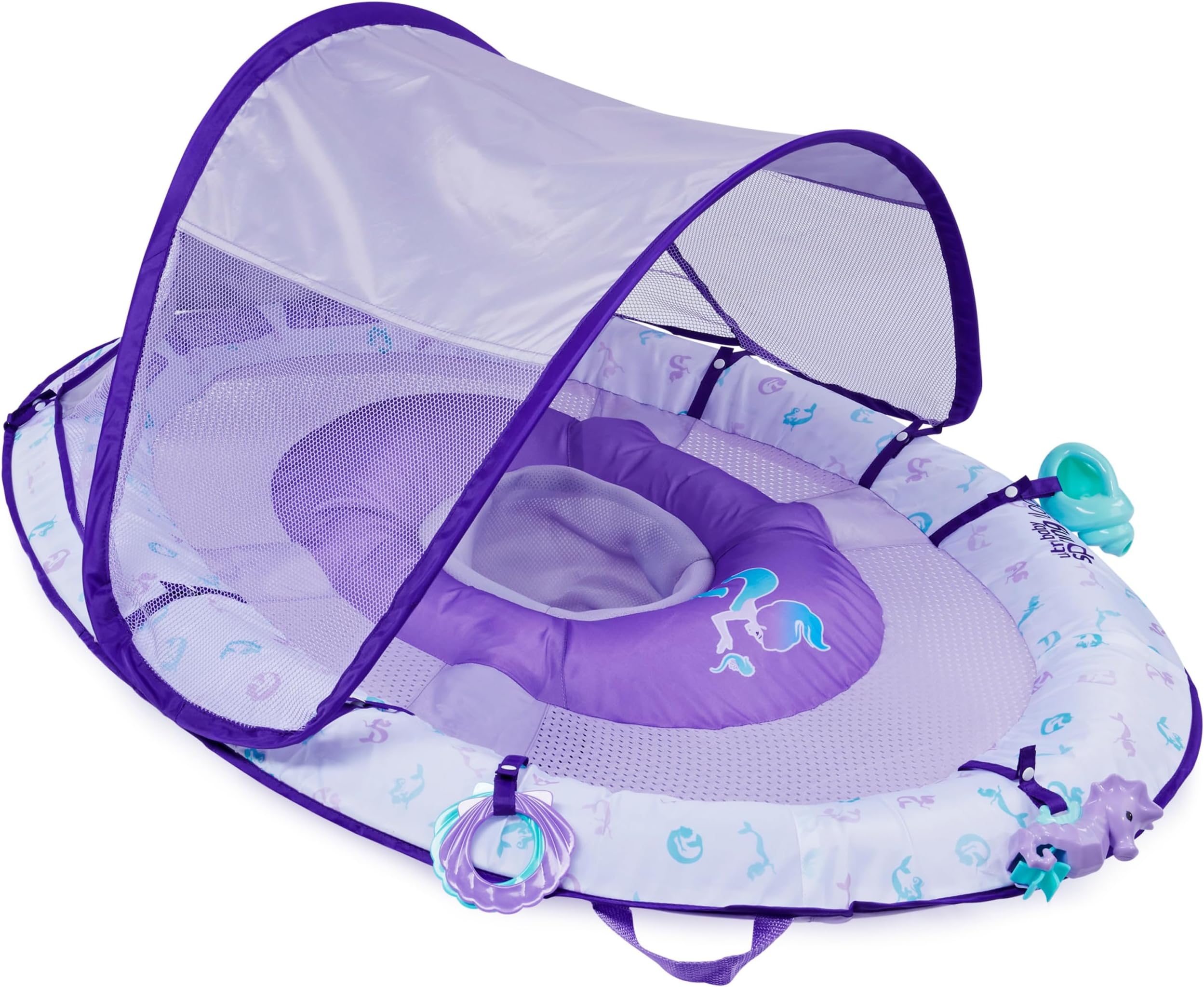 Amazon.com: SwimWays Baby Spring Float Sun Canopy - Pink Mermaid ...