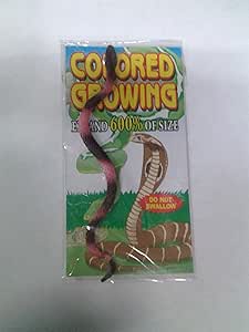 Amazon.com: Growing Snake - 3 Pack : Toys & Games