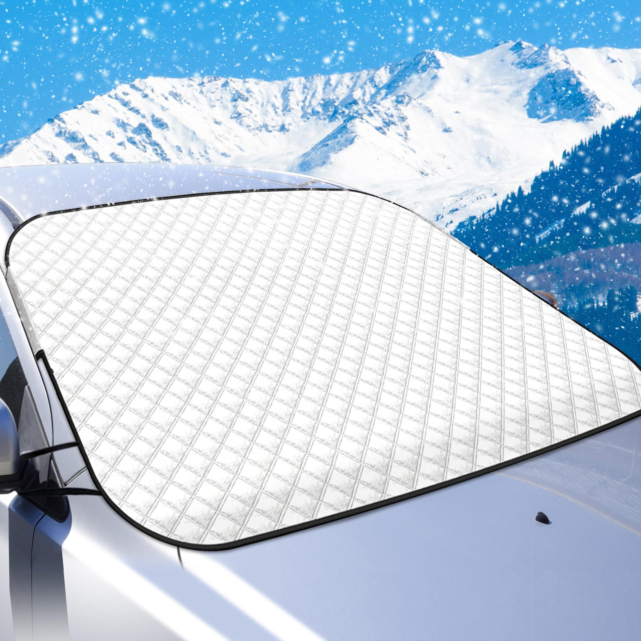 Lively Life Car Front Window Sun Shade, Foldable Car Front Windshield ...