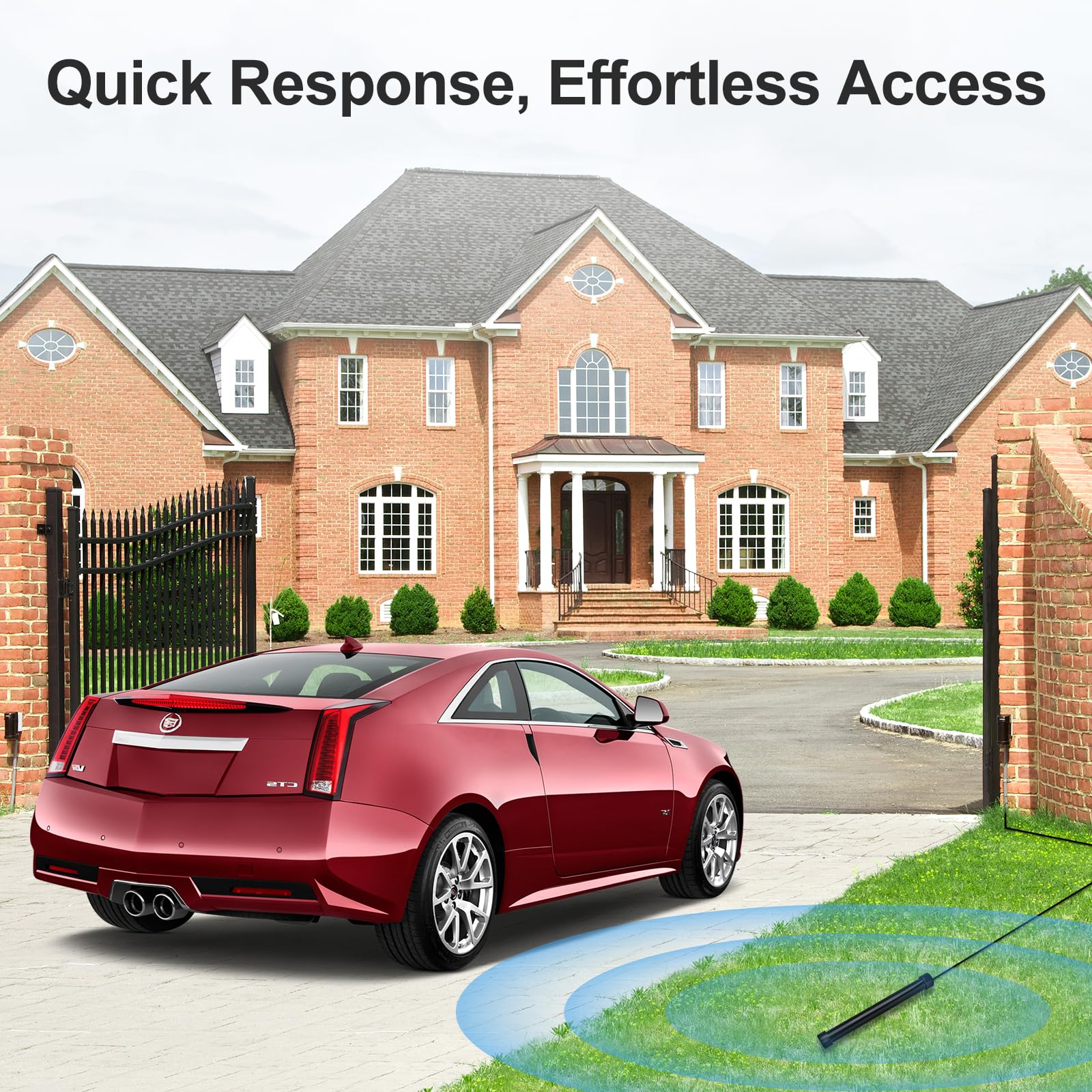 Mighty Mule Gate Opener Remote Vehicle Sensor - GTO FM140 Exit Wand ...