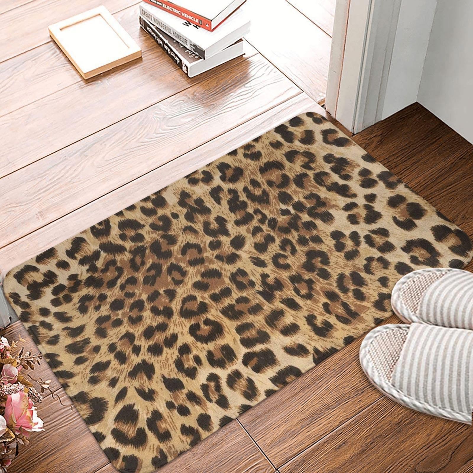 Amazon.com: YouTary Cool Cheetah Leopard Pattern Kitchen Rug Set 2 PCS ...