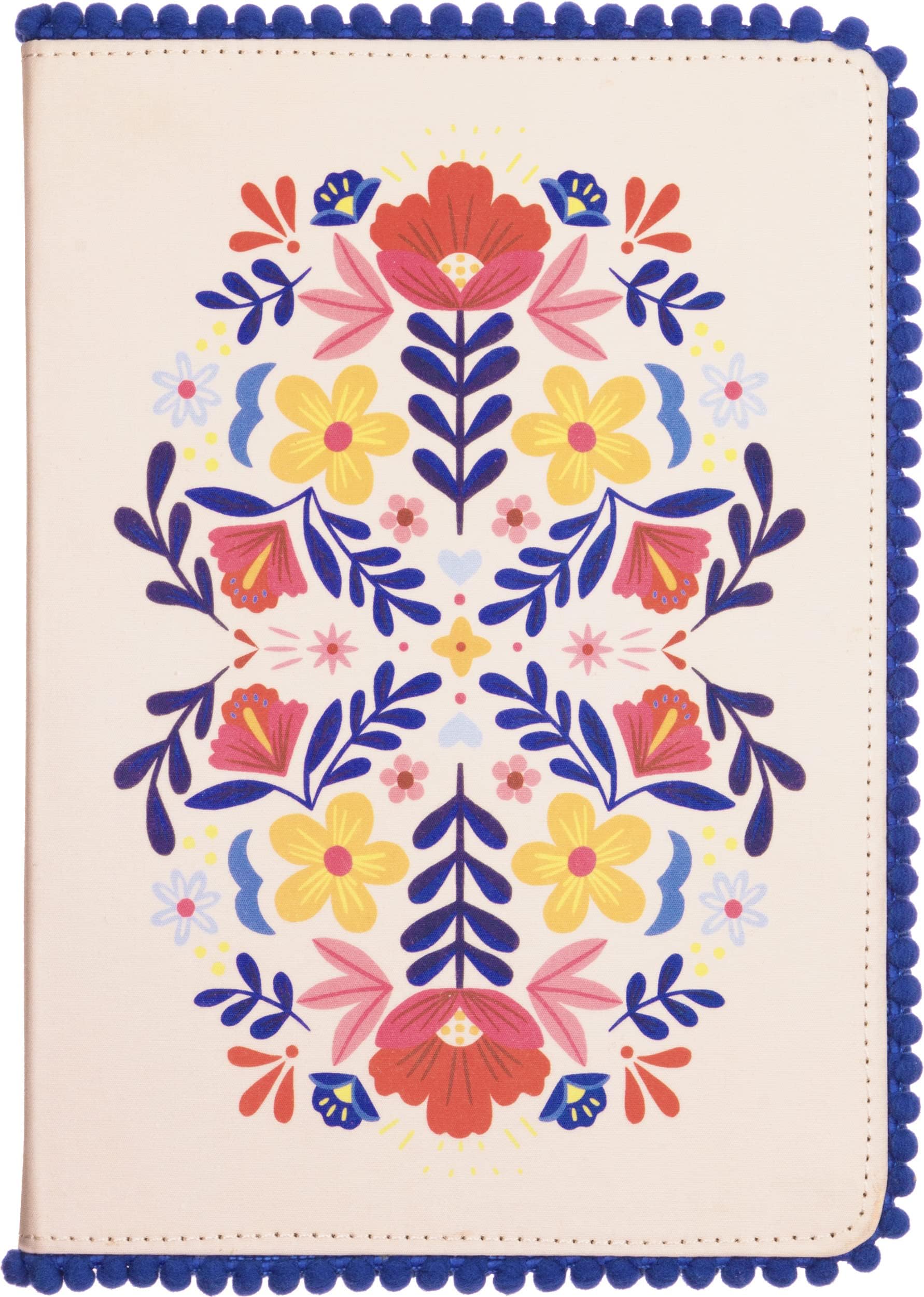 Amazon.com : Eccolo Pom Pom Notebook Journal, Linen Flexicover, A5 ...