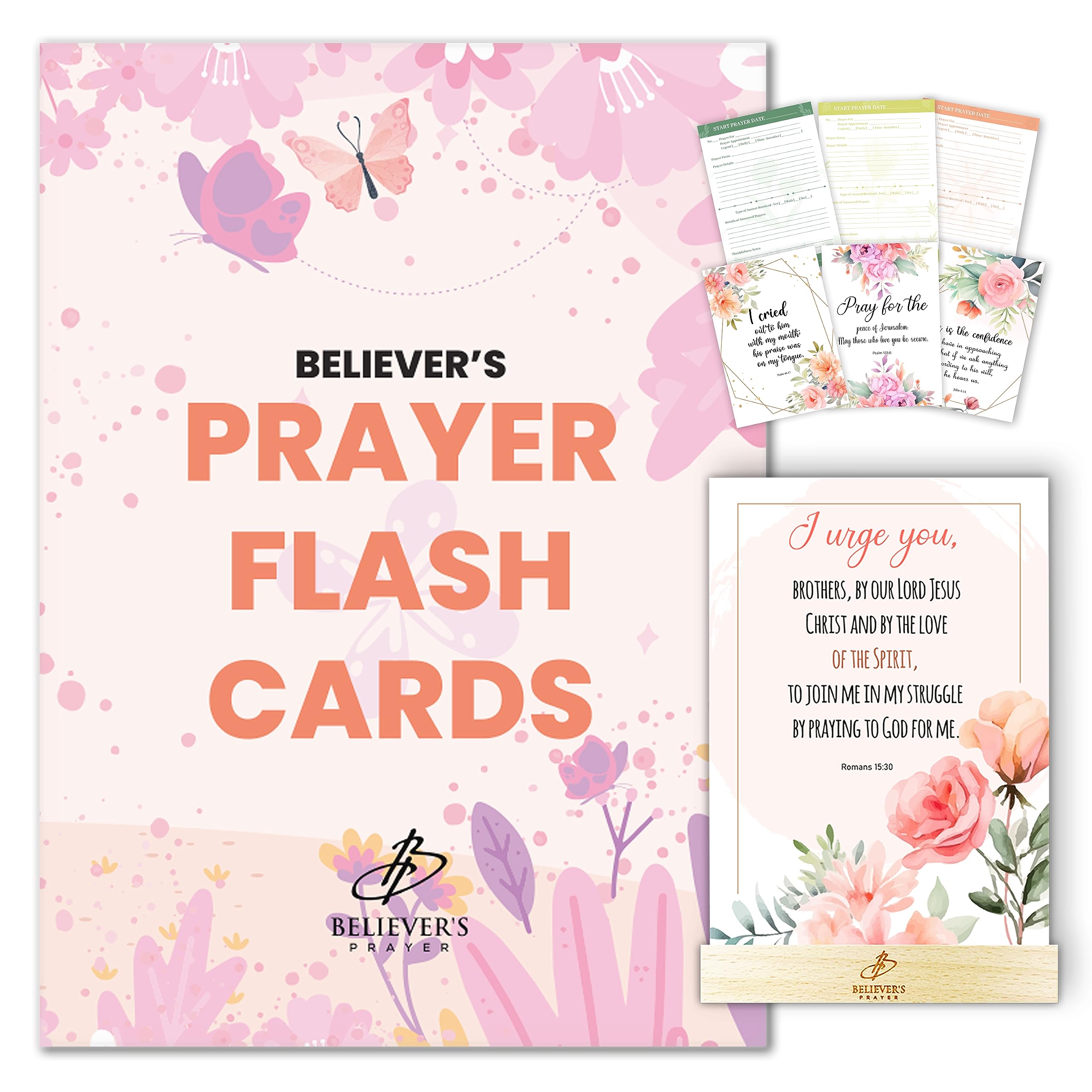 Buy BP BELIEVER'S PRAYER Systematic Prayer Tracking Cards: Large ...