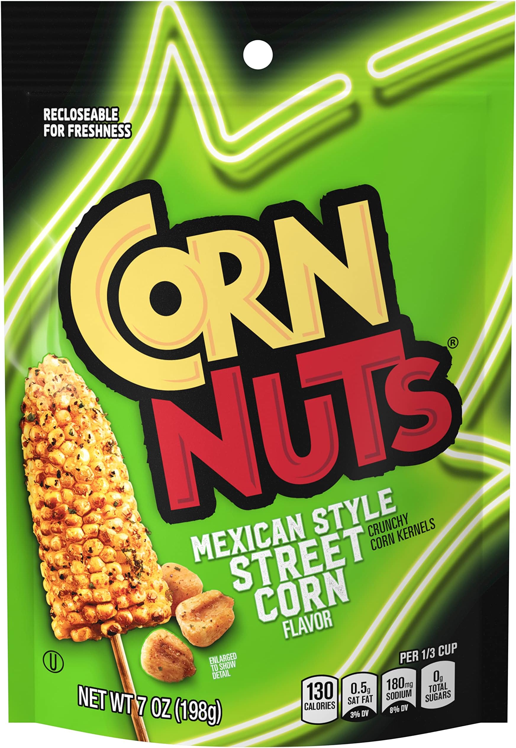 Amazon.com: CORN NUTS Mexican Street Corn Crunchy Corn Kernels 7 Ounce ...