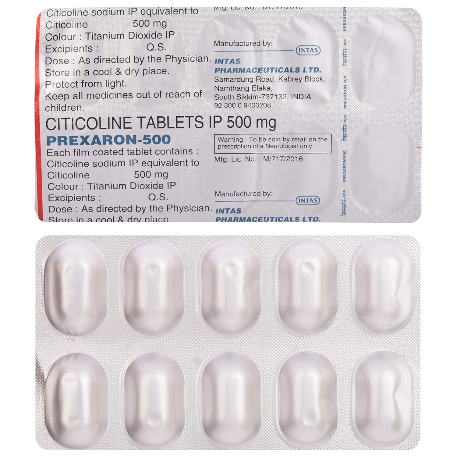 Prexaron-500 - Strip of 10 Tablets : Amazon.in: Health & Personal Care