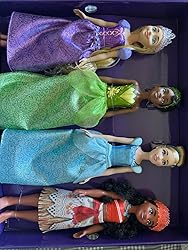 Amazon.com: Mattel Disney Princess Toys, Fashion Doll Gift Set with 13 ...