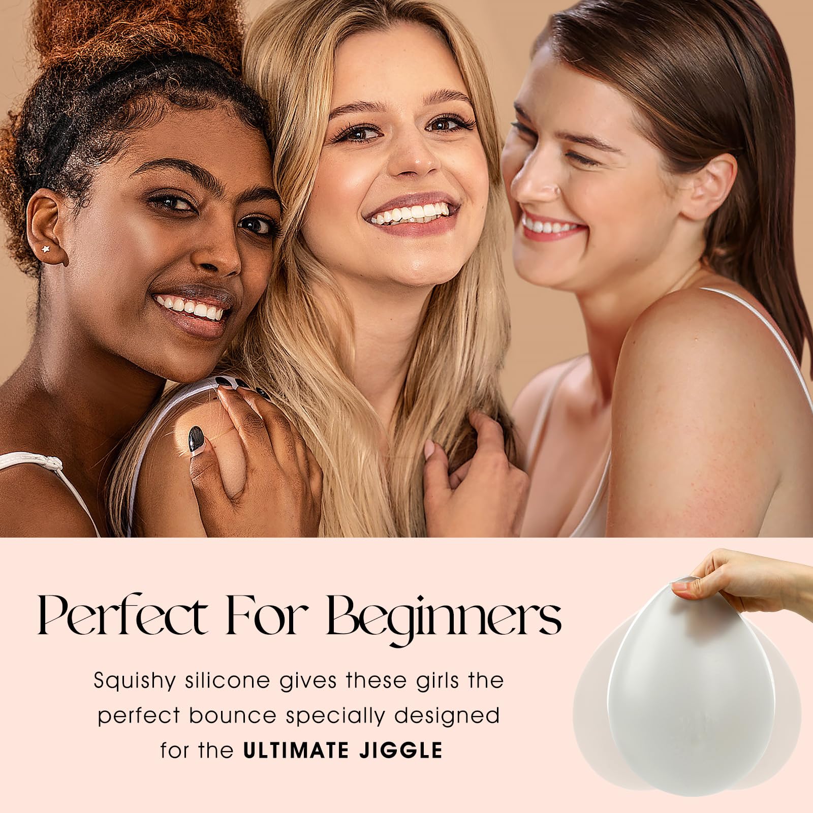 Snapklik.com : Vollence B Cup 600g Silicone Breast Forms For Mastectomy ...