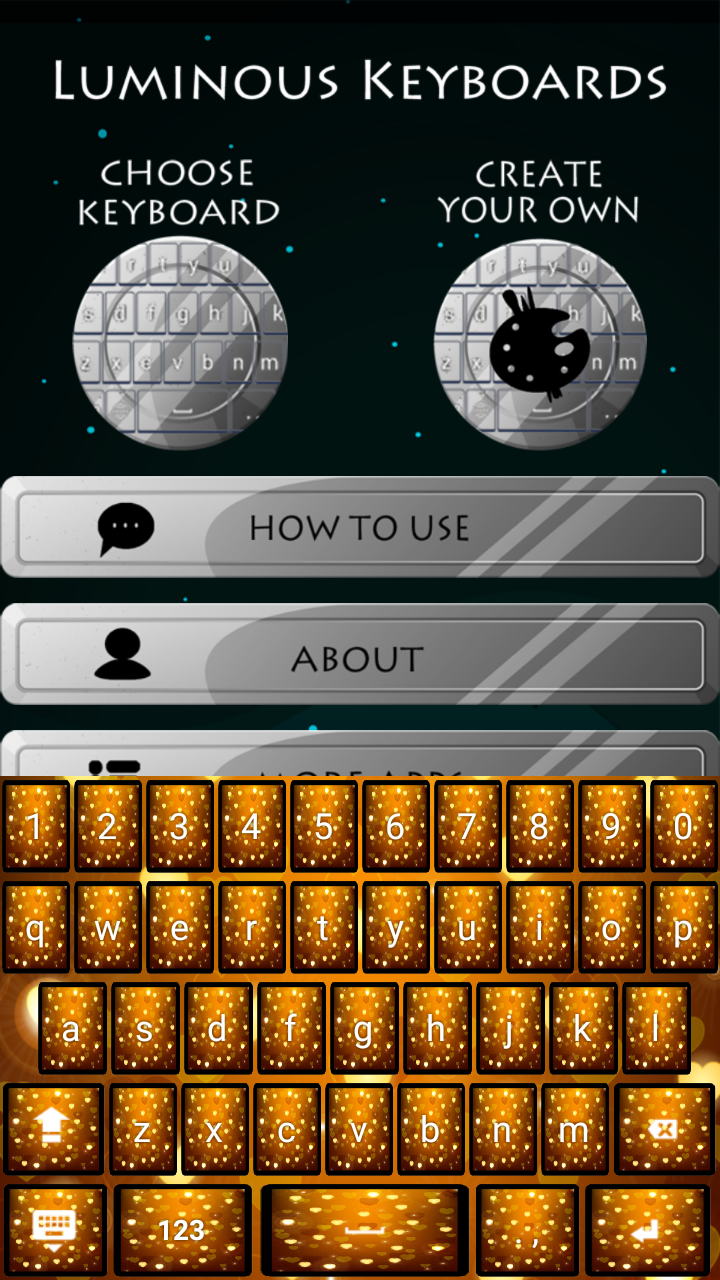 Luminous Keyboards - App on Amazon Appstore