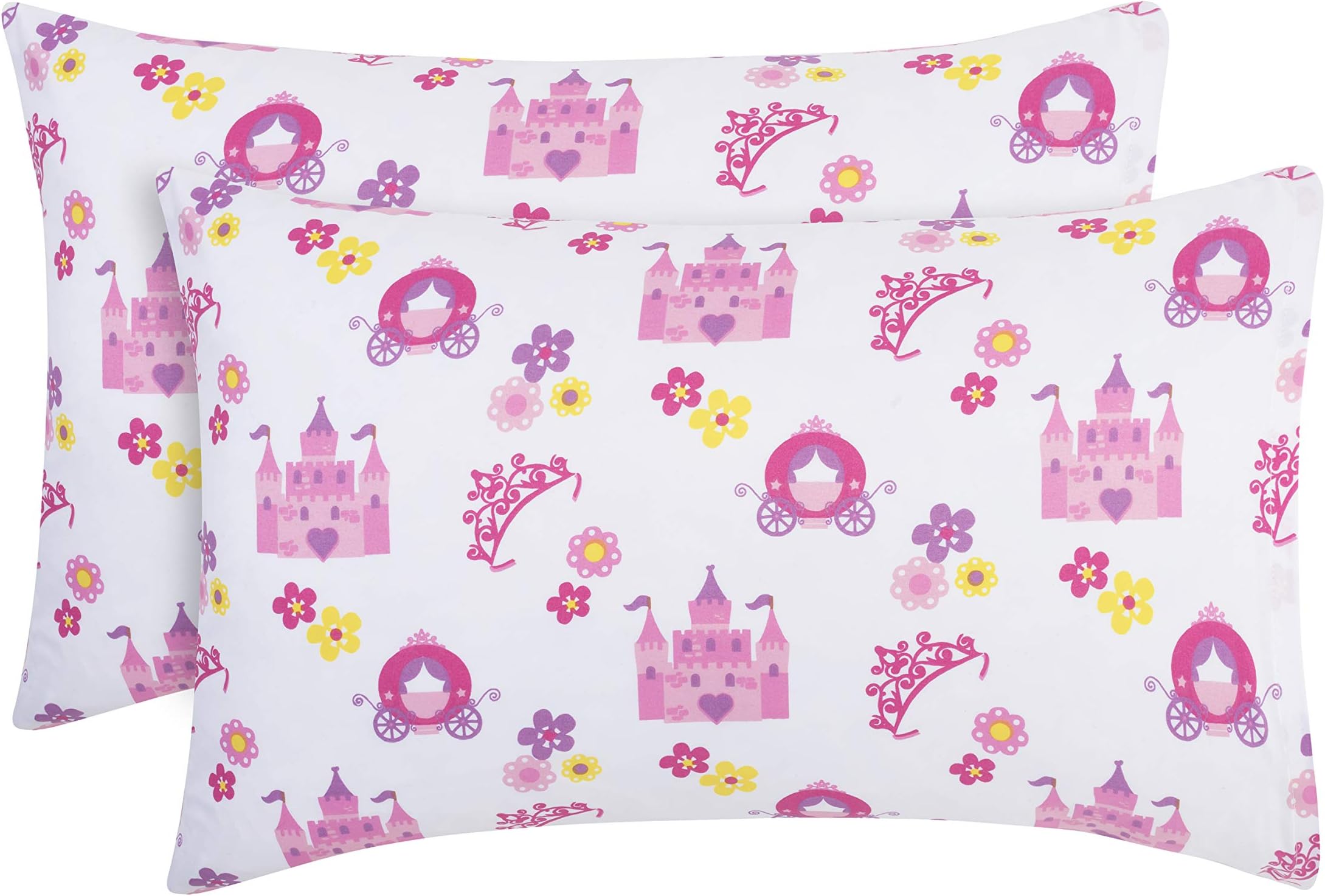 Amazon.com: Disney Princess Kids Pillowcase Standard Size - 20 inch x ...