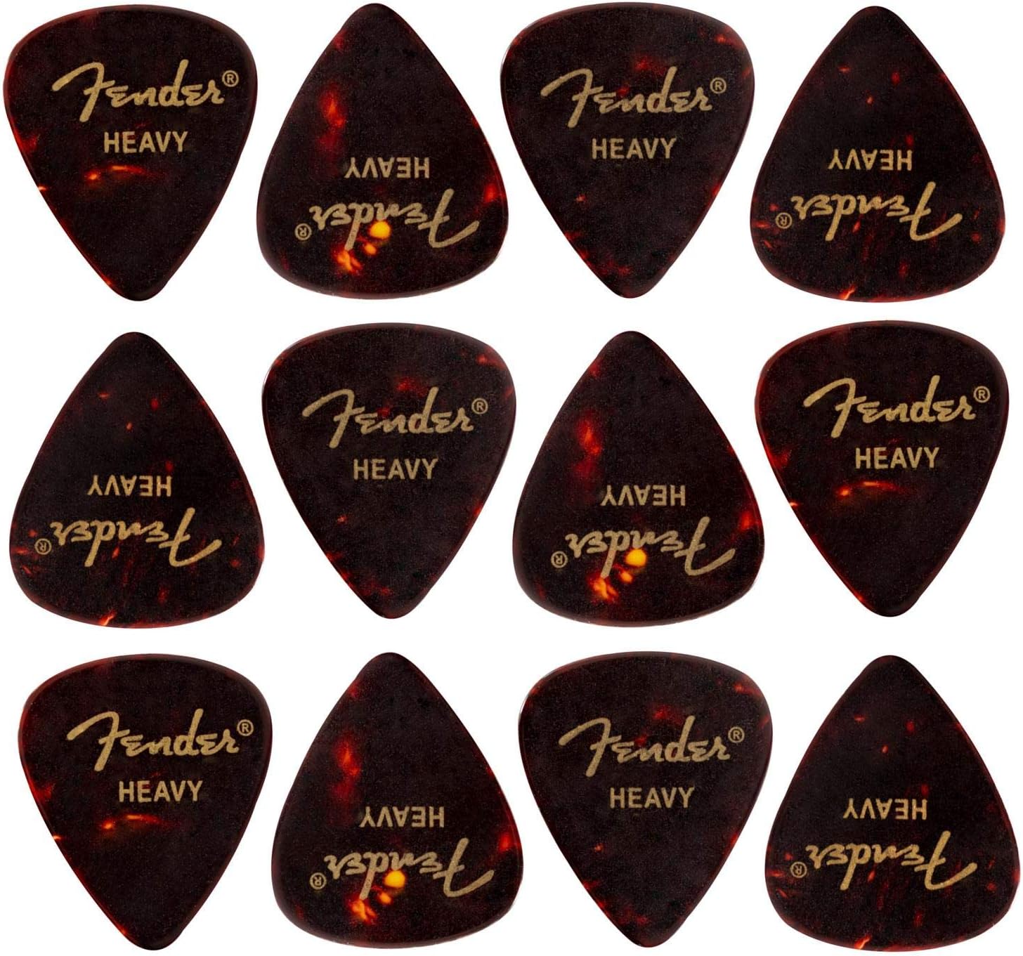Amazon.com: Fender 351 Shape Classic Picks (12 Pack) for electric ...
